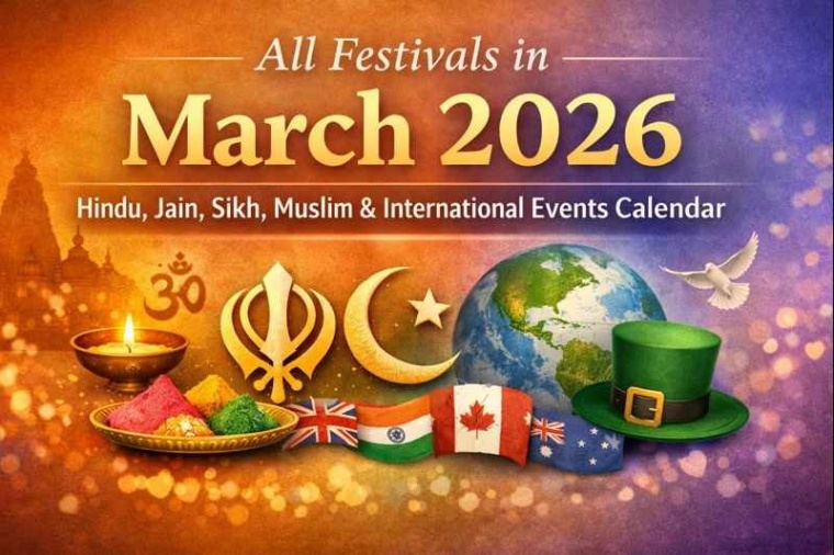 All Festivals in March 2026: Hindu, Jain, Sikh, Muslim in Detail
